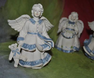 VTG Sarah's Angels CAMERON Boy Angel Figurine 2002 Collectible #30443 ...