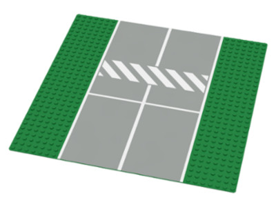 LEGO - Baseplate, Road 32 x 32 (10") with Runway Crosswalk Pattern ...