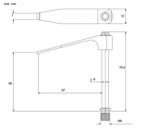 CMM Clamp Fixtures Tension clamp Inspection Tooling M8 Thread 87 mm ...
