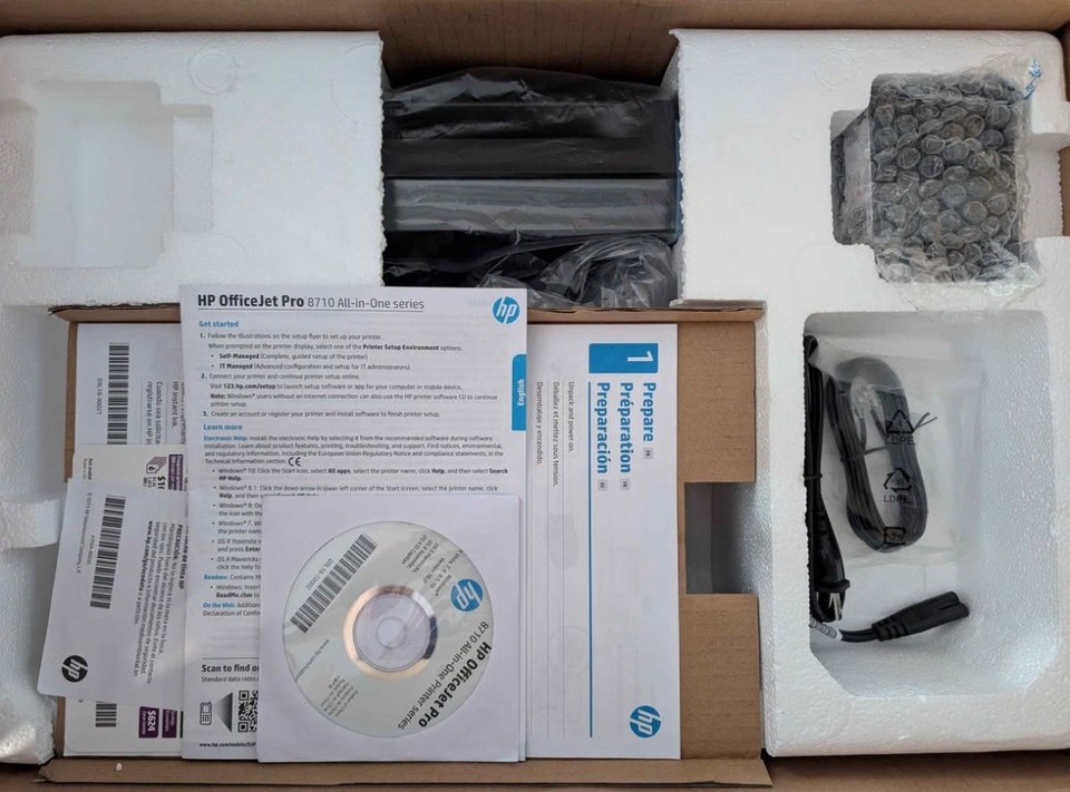 Brand New HP Officejet Pro 8710 All-In-One Wireless Printer - New In ...