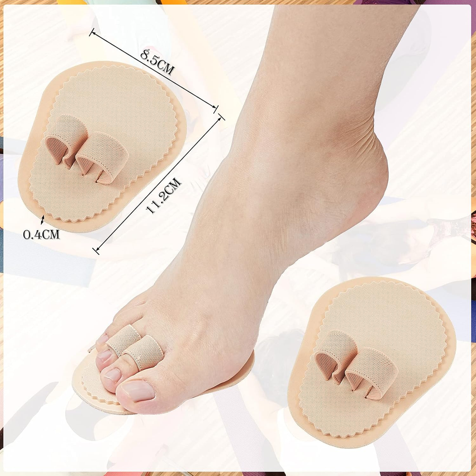 6 Pieces Double Toe Straightener Hammer Toe Splint Corrector Separators ...