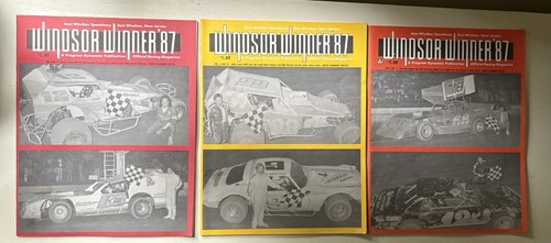 Three 1987 East Windsor Speedway Program Books | eBay