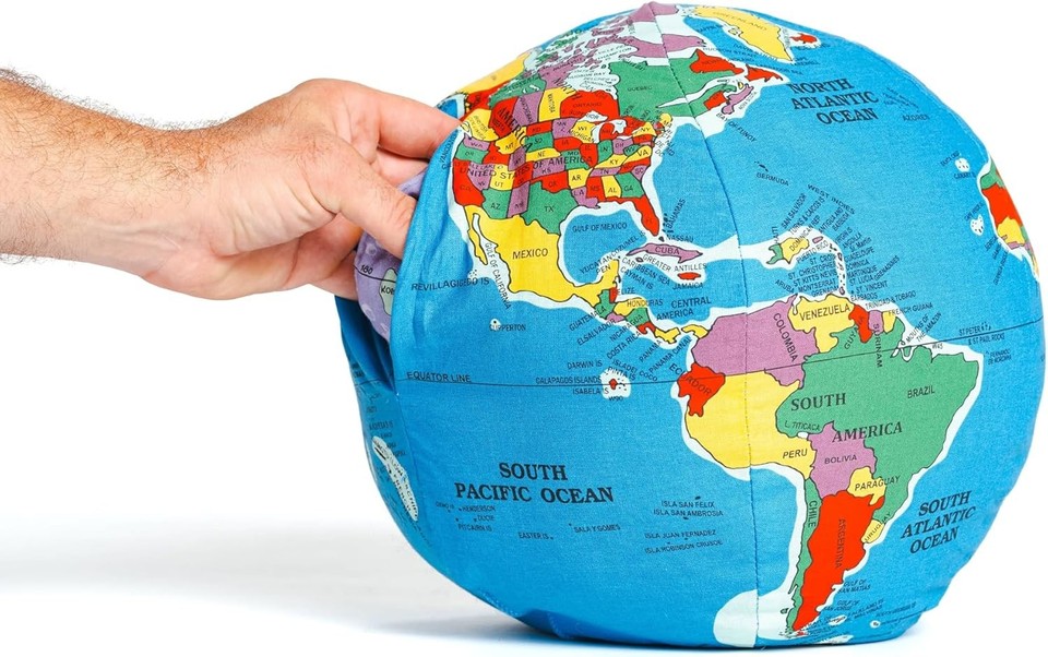 Earth with Moon Soft Plush Globe for Children | Montessori Educational ...