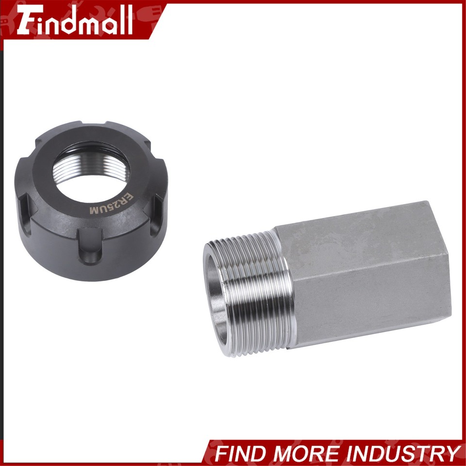 Findmall ER-25 Hex and Square Collet Block Set for Milling Machine ...