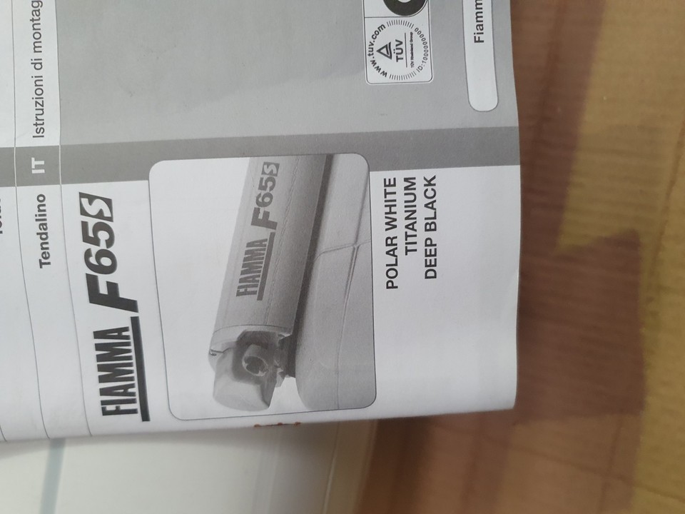 FIAMMA F65S AWNING IN BLUE | eBay UK