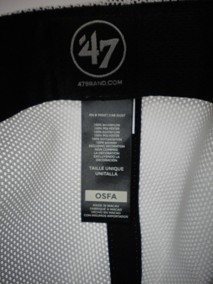 New York Yankees Mesh Snapback '47 Hat Cap MLB Baseball Logo OSFA FREE ...