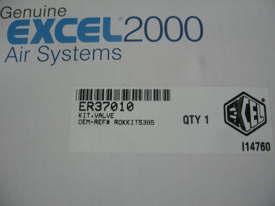 Slave Valve Kit Excel # ER37010 Ref. # KIT-5385 KIT-5280 A3280Q9455 ...