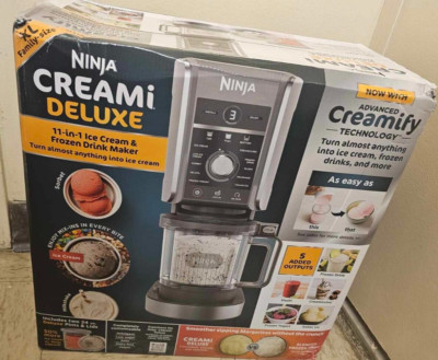 New Ninja CREAMi Deluxe 11-in-1 Ice Cream and Frozen Treat Maker ...