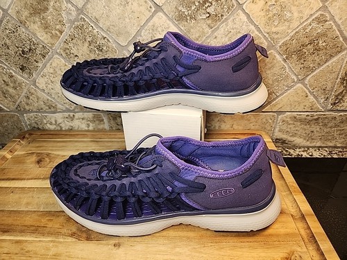 Keen Uneek Sandals Size 8 Purple Knot Rope Woven Drawstring Water Shoes ...