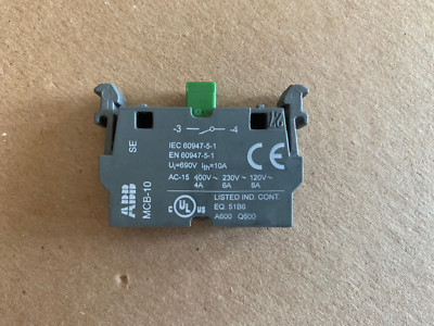 ABB MCB-10 1NO contact block 1SFA611610R1001 | eBay