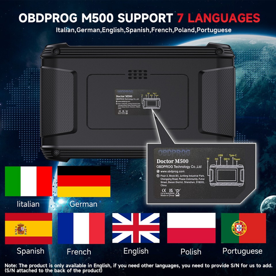 2025 NEWEST!OBDPROG M500 Mileage Odometer Correction Diagnostic Oil ...