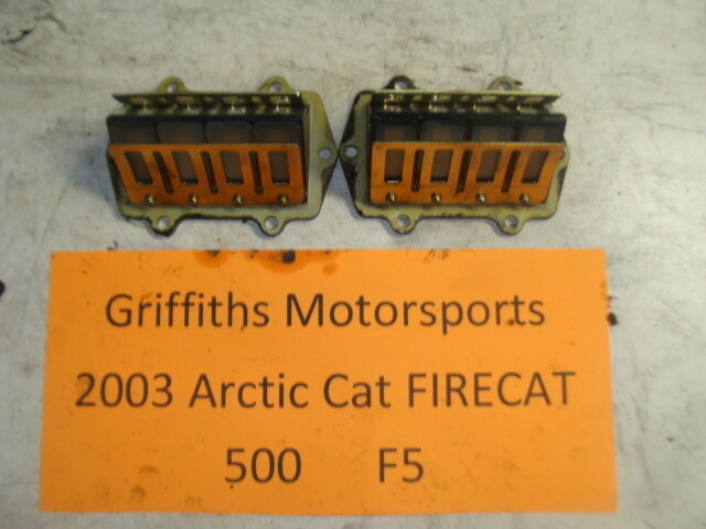 03 ARCTIC CAT FIRECAT F5 reeds reed valves set cages blocks stuffers ...