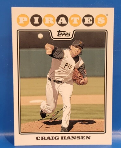 Craig Hansen P Pirates Topps Baseball Card #UH192 2008 | eBay