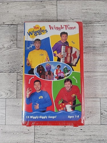 The Wiggles Wiggle Time 2000 VHS 13 Songs Red Clamshell BRAND NEW ...