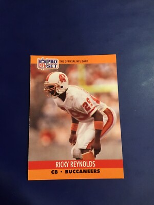 1990 Pro Set # 658 RICKY REYNOLDS Tampa Bay Buccaneers Sharp ! | eBay