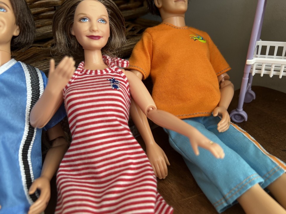 Barbie Doll Lot 2000s Happy Family Dolls - Grandparents, Dad, AA Mom ...