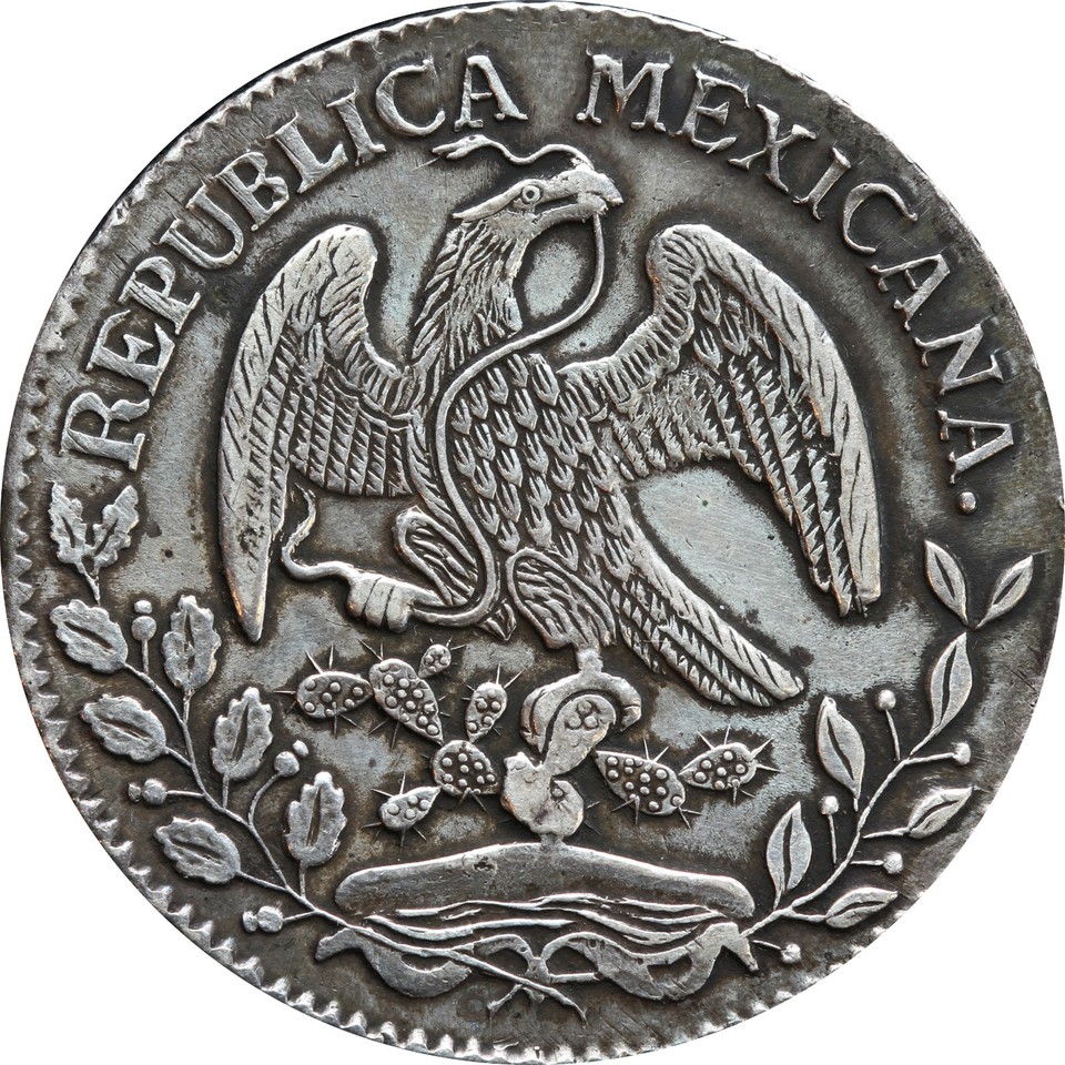 Mexico 8 Reales O 1868 A.E. Oaxaca, nice details. KM# 377.11 | eBay