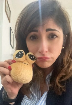 NEW 10cm My Pet Alien Baby Pou Emotional Support Plushie with ...