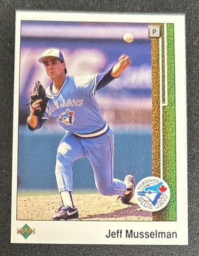 1989 Upper Deck Jeff Musselman Baseball Card #41 Blue Jays Pitcher | eBay