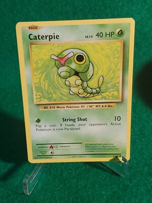 Pokémon Evolutions Caterpie Common 3/108 Basic 40HP String Shot | eBay
