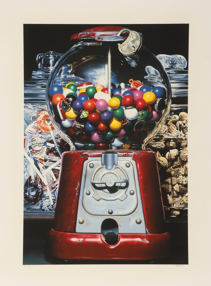 Charles Bell, Gumball XV, Screenprint, signed by the estate of Charles ...