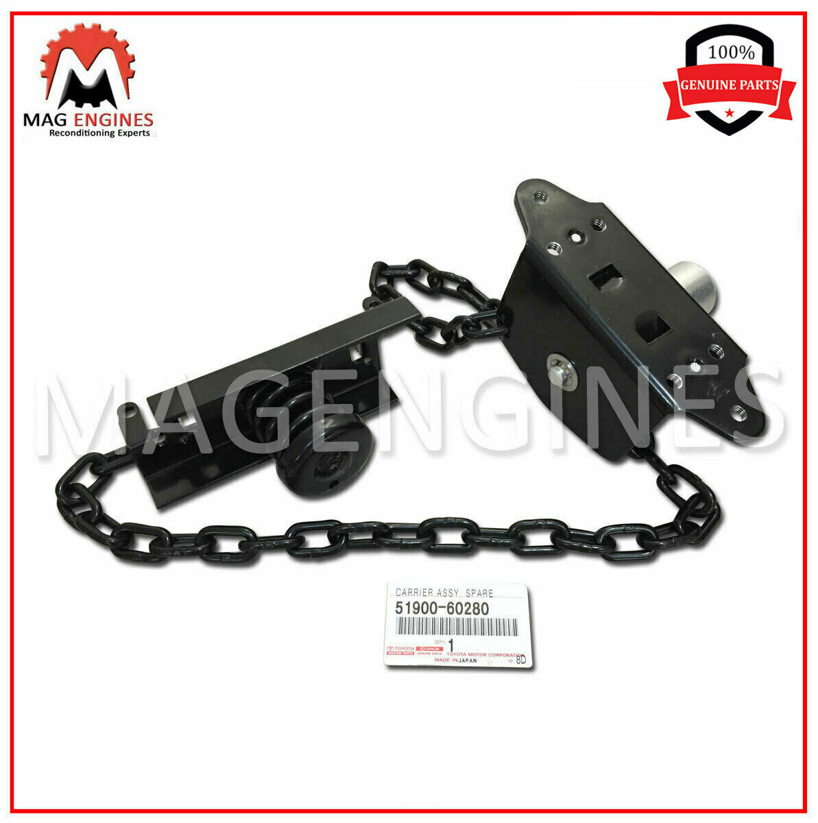 51900-60280 GENUINE OEM SPARE WHEEL CARRIER ASSY 5190060280 | eBay