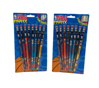 NBA Official Party Favors Pentech Pencils 1995 Basketball Bulls Lakers ...