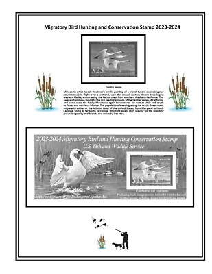 Mac's RW90 2023-2024 U.S. Federal Duck Stamp Album Supplement | eBay