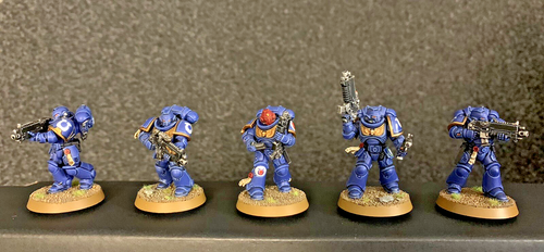 Warhammer 40k space marine primaris ultramarine kill team intercessors ...