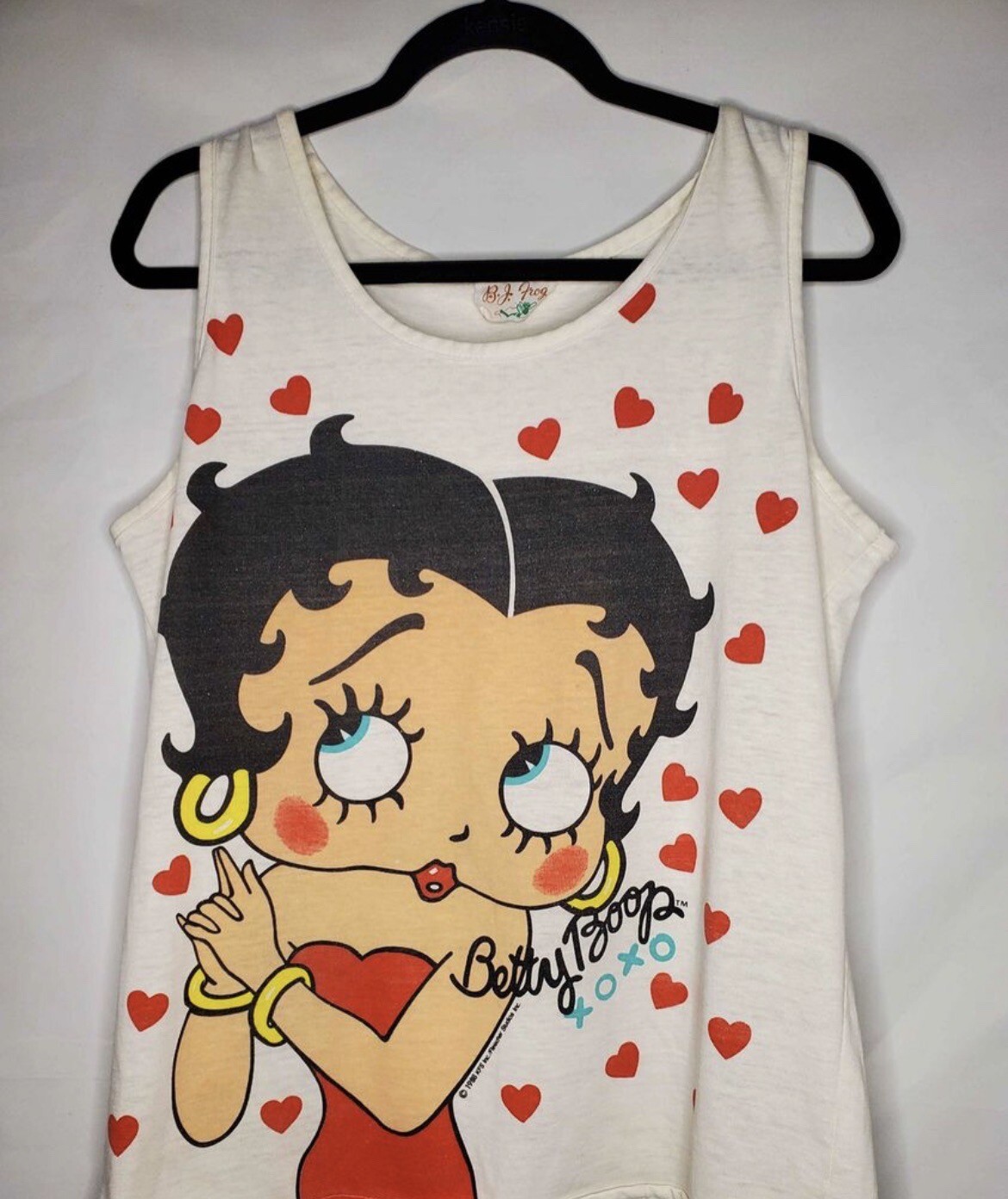 1988 Betty Boop Tank Top 21 Pit To Pit - Gem