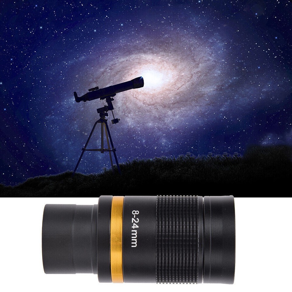 1.25in Full Multi-Coated 8-24mm Zoom Telescope Eyepiece for Telescope ...