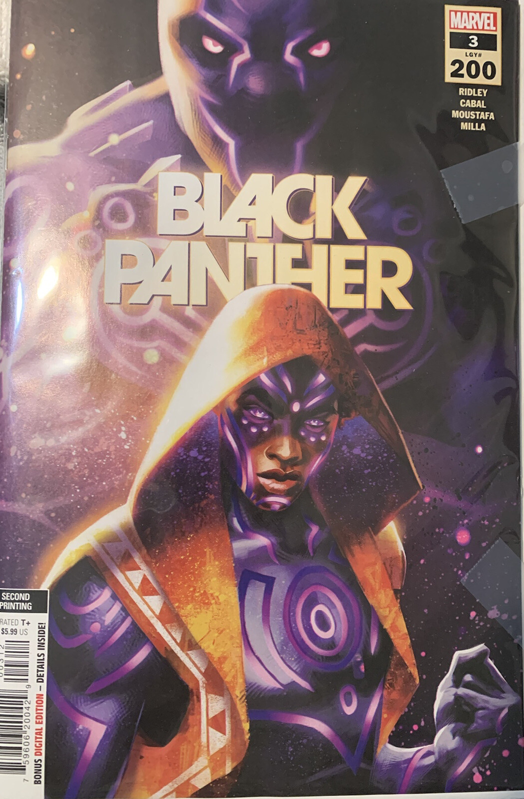 Marvel Comics Black Panther #3 Manhanini 2nd Print Variant 1st App ...