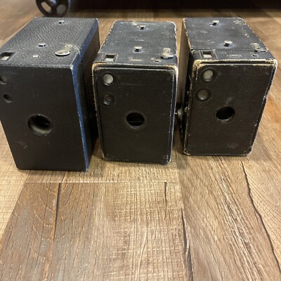 Vintage Eastman Kodak Brownie Box Camera Film No. 116 Lot Of 3 Untested ...