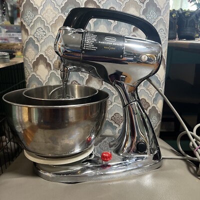 Vintage 1960's Hamilton Beach Scovill Model 25 Complete 10 Speed. Works ...