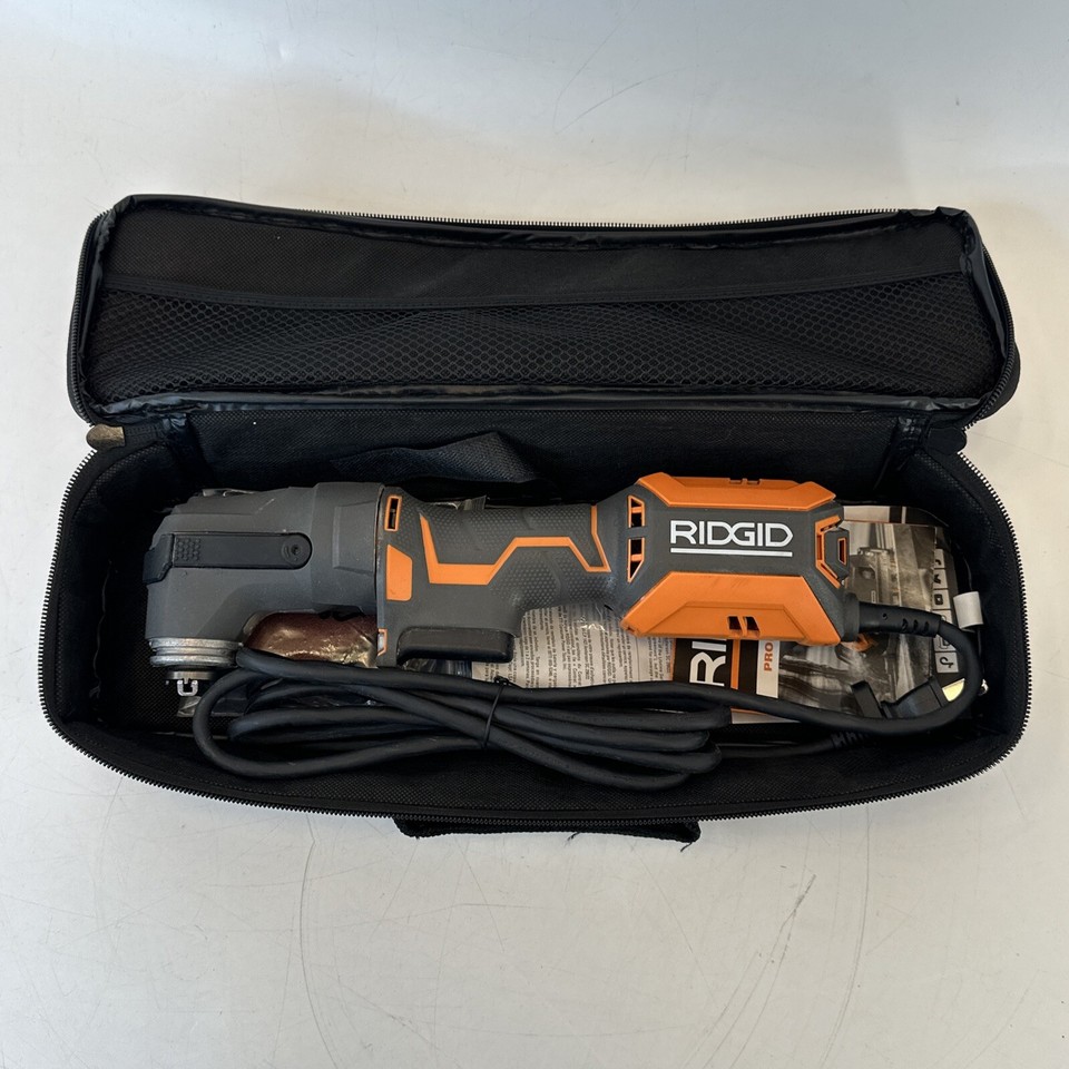 RIDGID Corded 4-AMP Oscillating Multi-Tool R28700 Tested Great | eBay