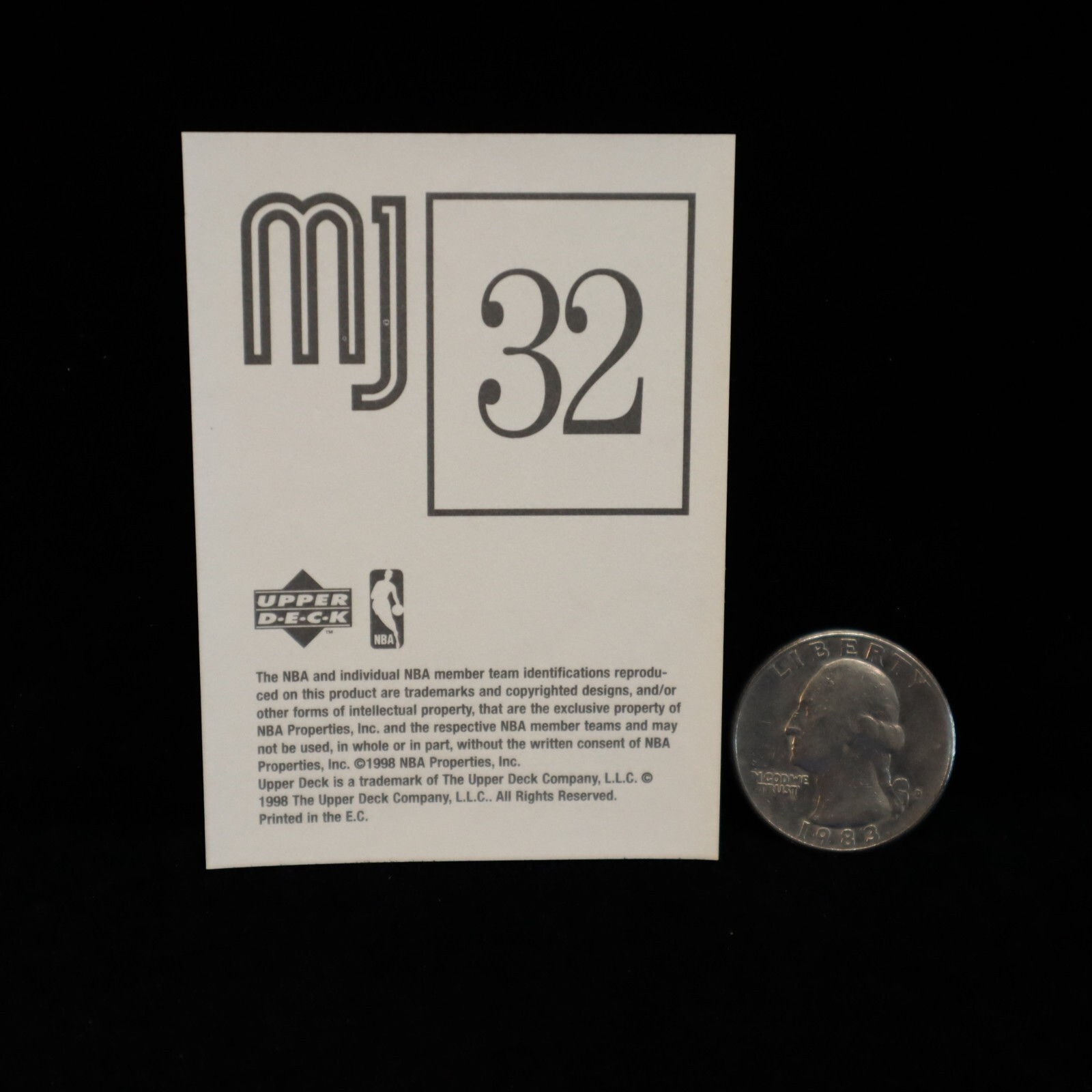 1998 Michael Jordan Chicago Bulls Upper Deck Sticker #32 | eBay