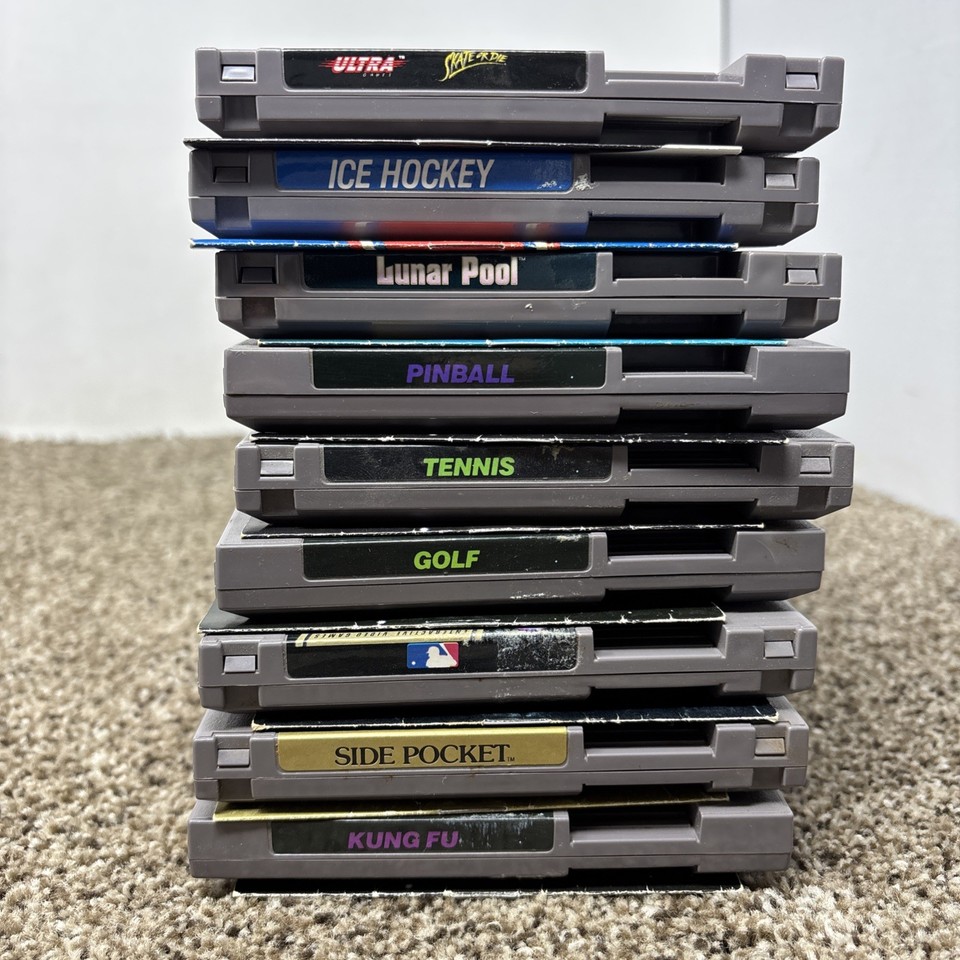 Nintendo NES Game Lot With Manuals Tested Lot Of 9 | eBay