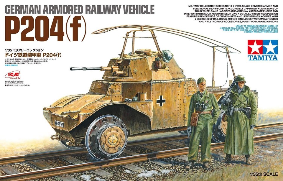 Tamiya 1/35 German Armored Car P204 (f) Plastic Model 32413 | eBay UK