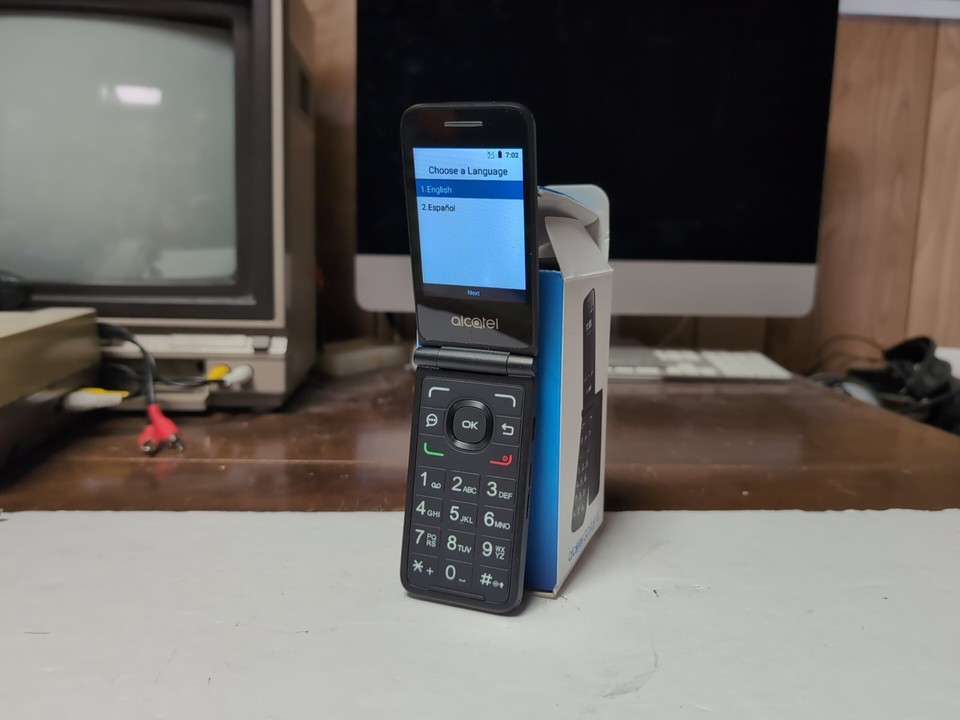 Alcatel 4051S 2.8" 8GB Memory Verizon Prepaid LTE Flip Phone, Black | eBay