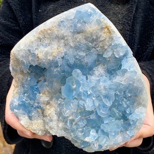 9.47LB Rare Blue Crystal Cave - Natural Crystal Mineral Specimen | eBay