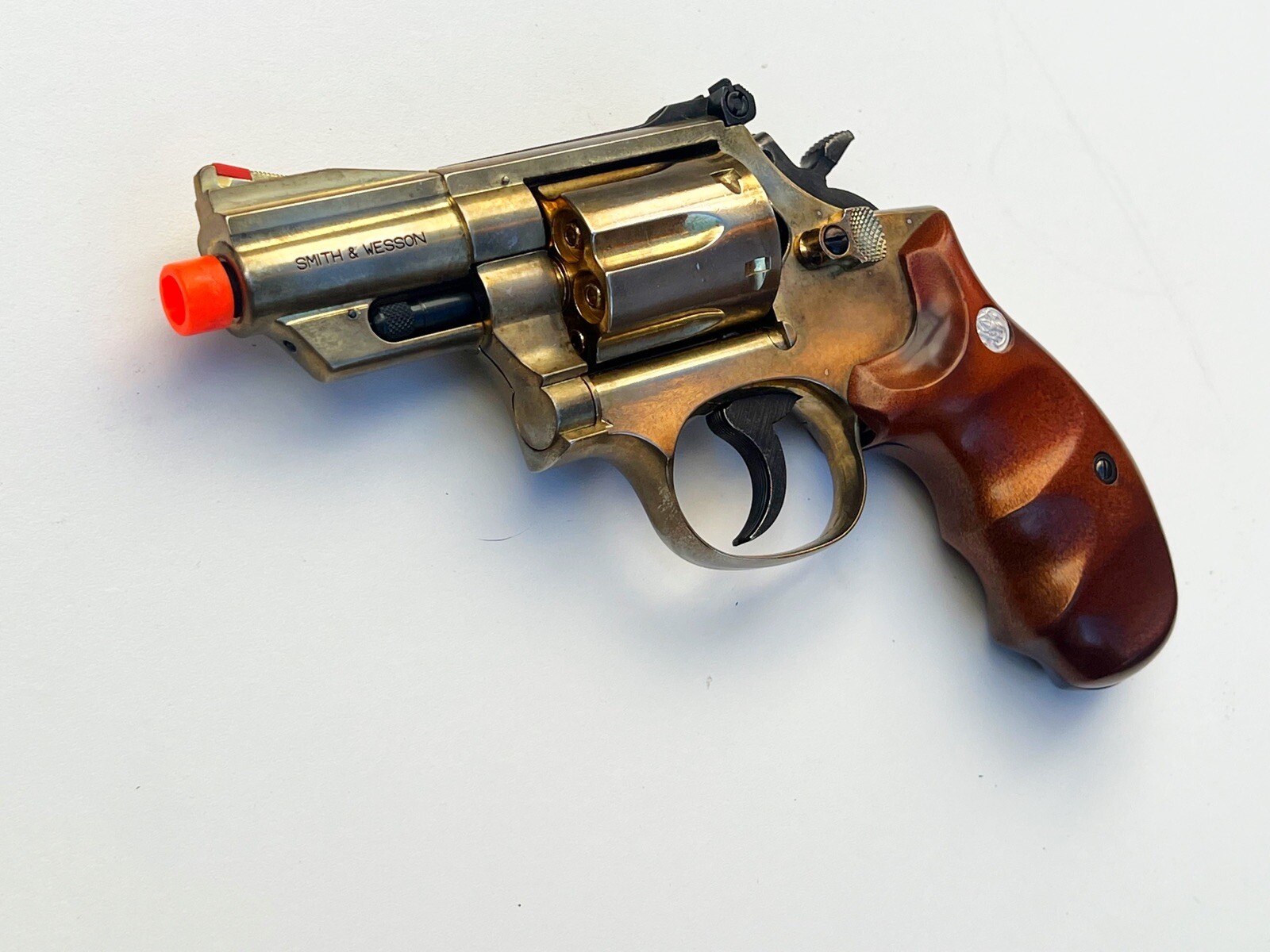 Smith & Wesson M19 Combat Magnum Snub Nose Metal Replica Revolver by ...