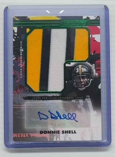 2023 Topps Composite Donnie Shell Green Composite Patch Autograph Auto ...