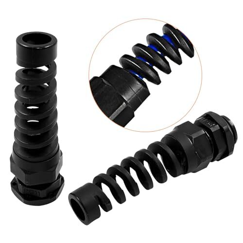 10 Pcs PG11 Waterproof Cable Gland - Plastic Strain Relief Cord ...