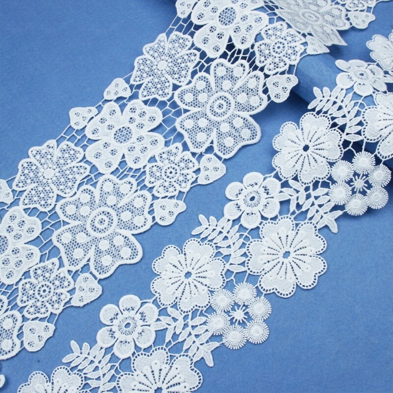 Lace Woven Bandwidth 10yards White Lace Trim & Embellishments DIY ...