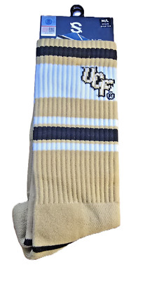 UCF NCAA Knights Socks STRIDELINE Sz 8-12 M/L 50% Off retail Central ...
