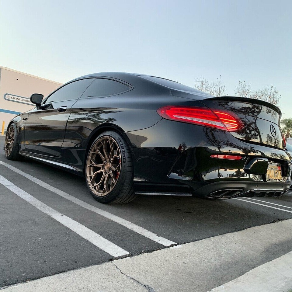 20" STANCE SF10 MATTE BLACK WHEELS FOR MERCEDES E CLASS E200 E250 E300 ...