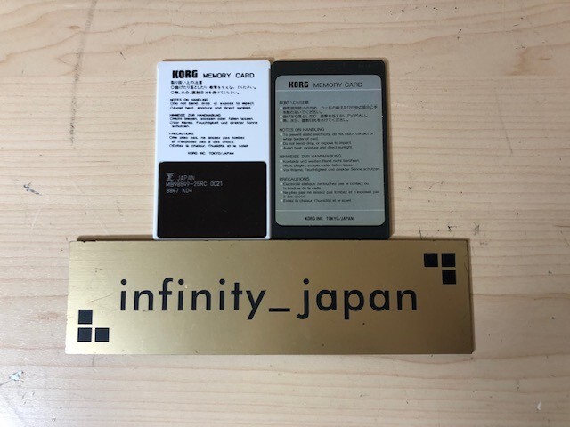 KORG MSC-02/MPC-02 M1 PCM PROGRAM CARDS fast ship free ship from japan ...