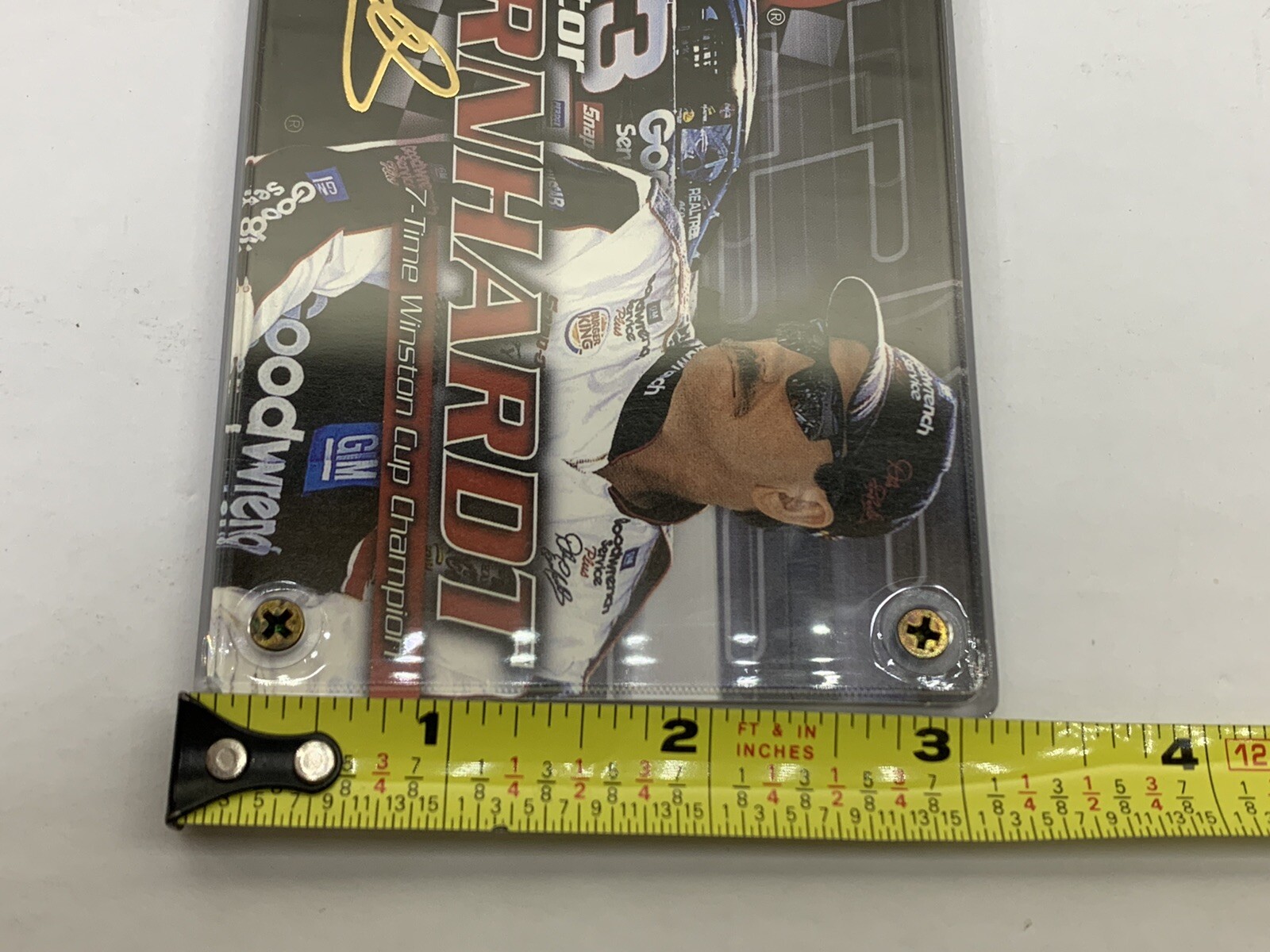 2001 RCI Dale Earnhardt 24K GOLD SIGNATURE CARD w/ STAND No Box | eBay