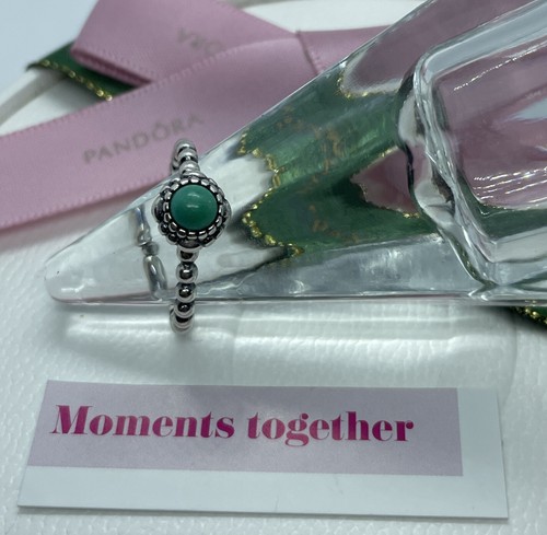 PANDORA Turquoise December Birthday Blooms Bubble Ring #190854TQ ...