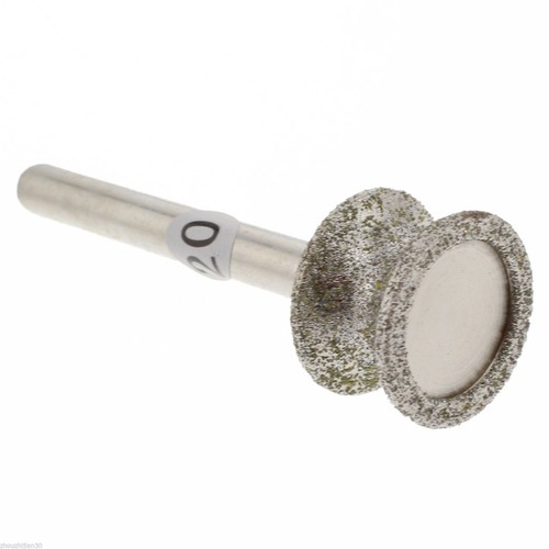 Diamond Mounted Point 3/4" CONCAVE CYLINDER Head Grinding Bit Jade ...